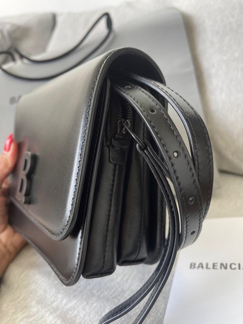 BALENCIAGA B Bag logo plaque mini bag like new, Luxury, Bags & Wallets ...