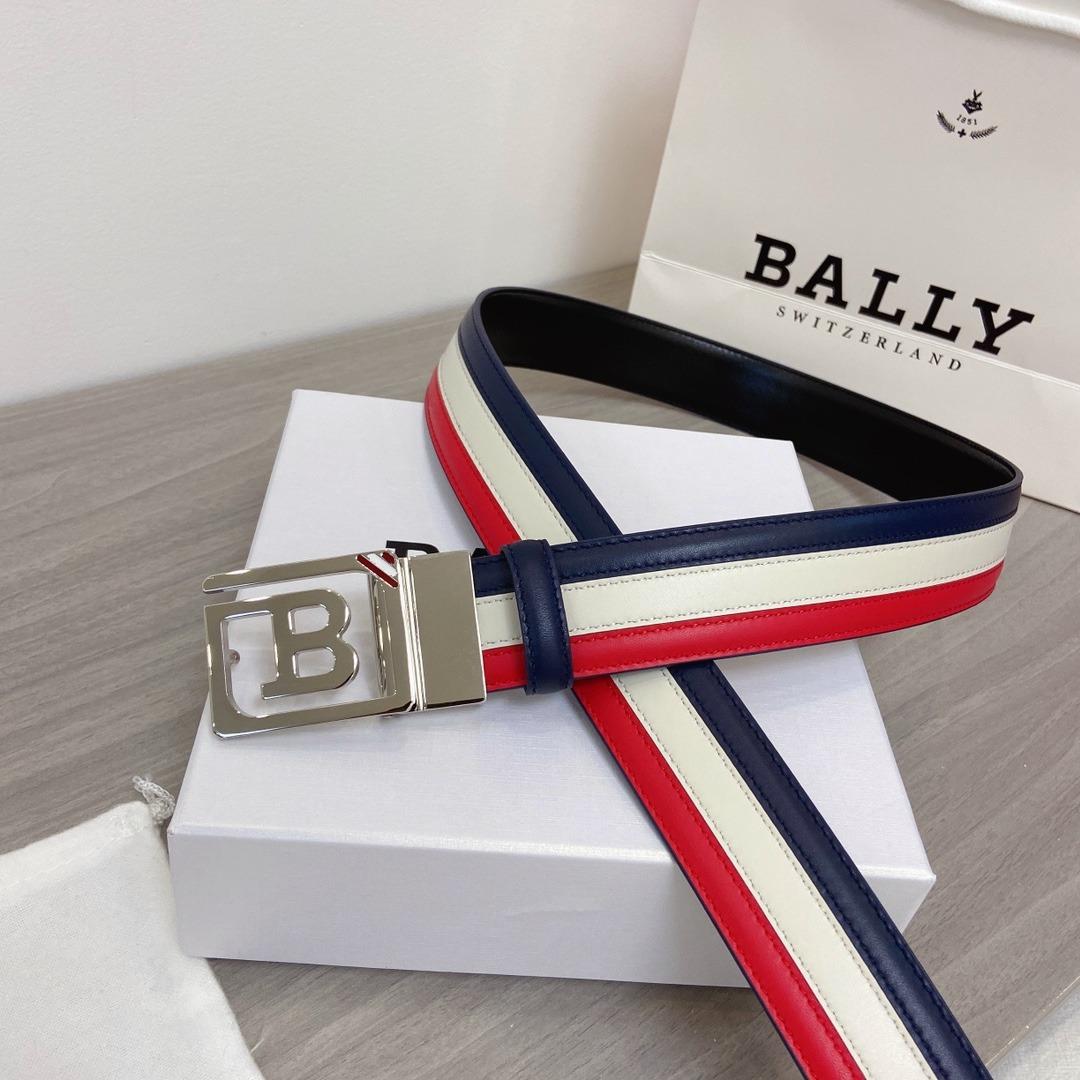 BALLY double sided belt 35mm L100cm, Men's Fashion, Watches ...