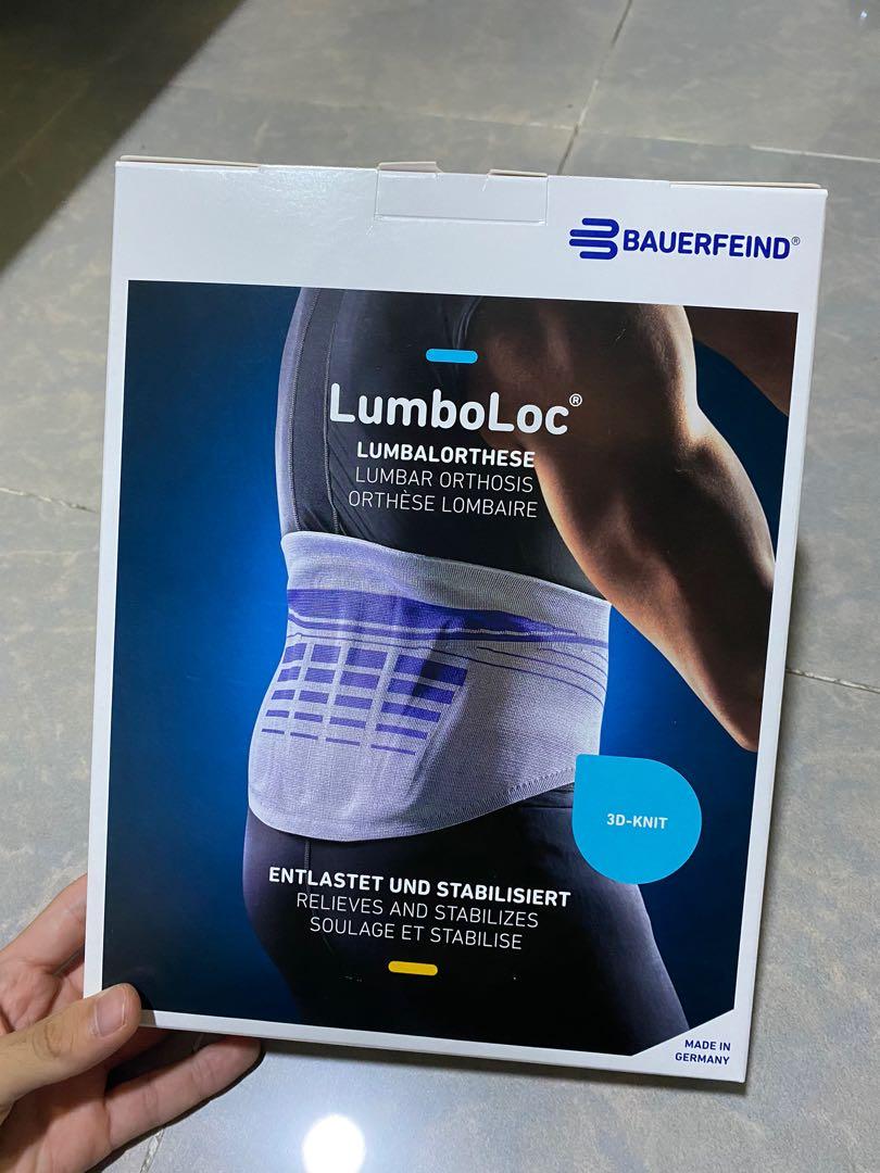 Bauerfeind LumboLoc Backbrace, Health & Nutrition, Braces, Support ...