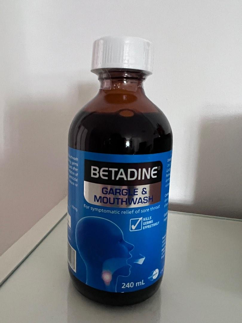 Betadine mouthwash, Beauty & Personal Care, Oral Care on Carousell