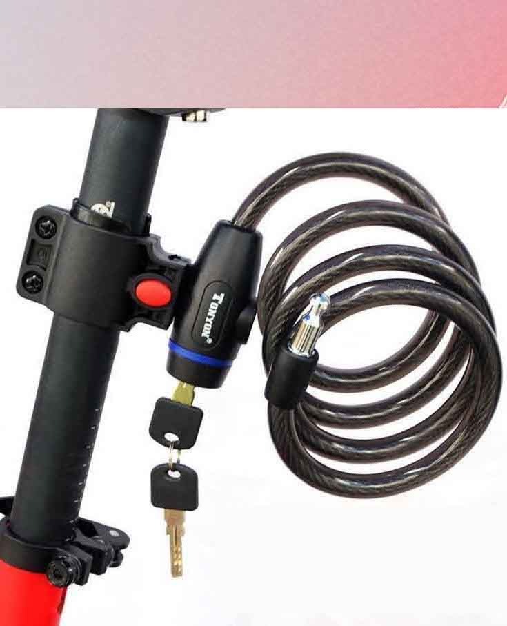 Bicycle Key Lock Quick release on bicycle seat post Bicycle Lock ...