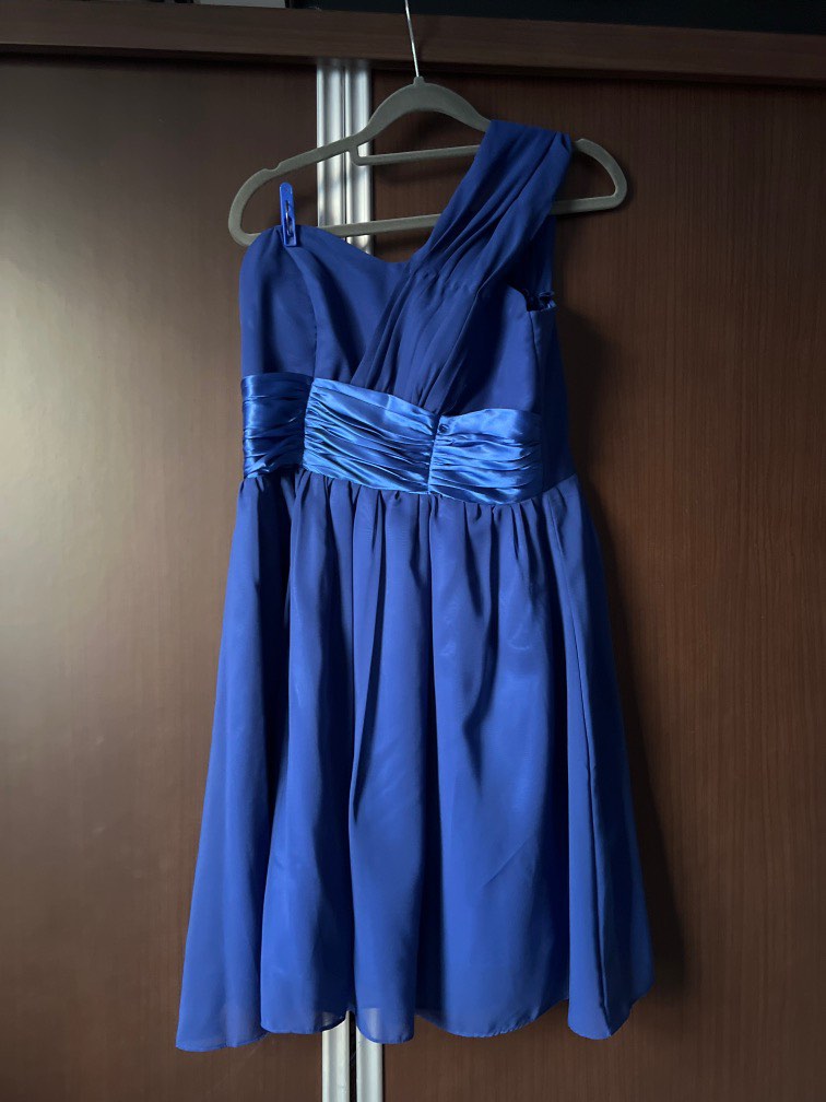 Blue Toga Cocktail Dress, Women's Fashion, Dresses & Sets, Evening ...