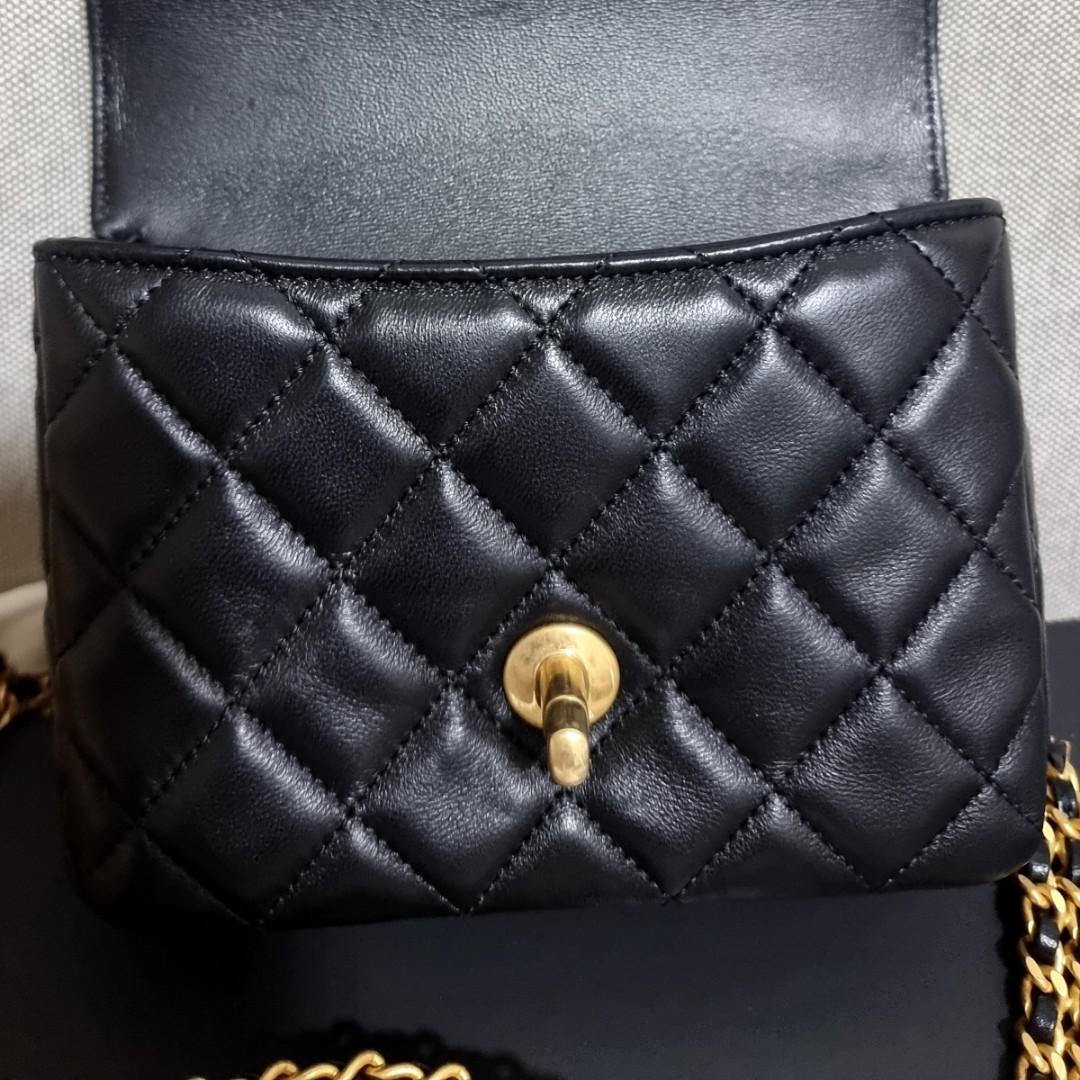 BNIB Chanel Small Flap Bag Lambskin, Women's Fashion, Bags & Wallets ...