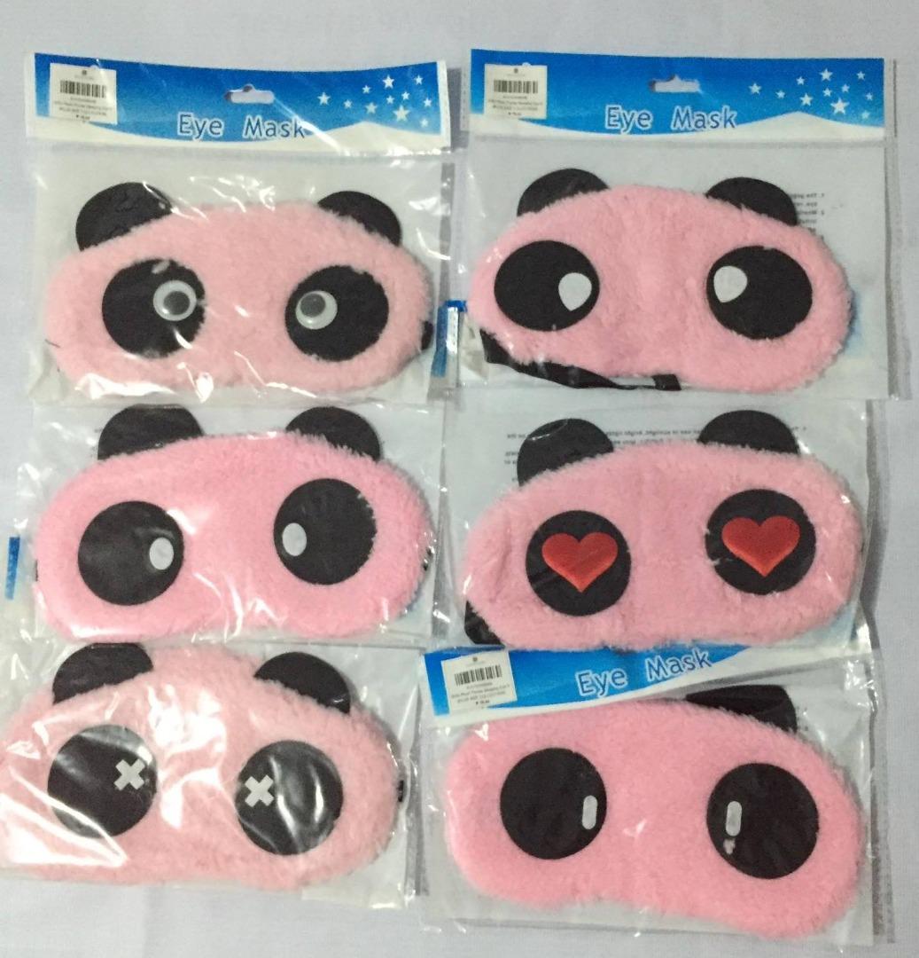 Brand New CUTE FURRY PANDA EYE MASK SLEEPING MASK, Beauty & Personal ...