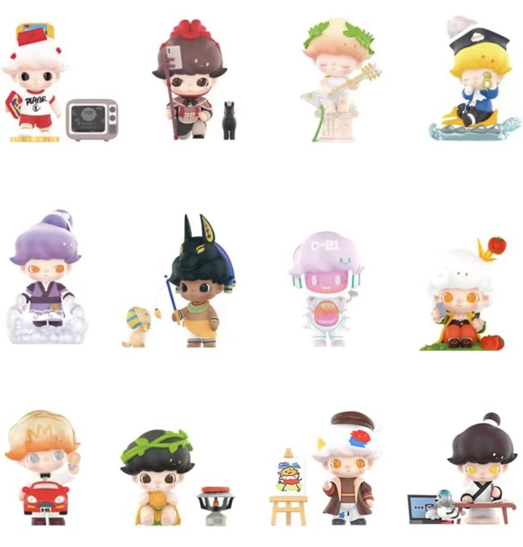 [BRAND NEW]POP MART Dimoo Time Roaming Series Blind Box Full Set of 12 ...