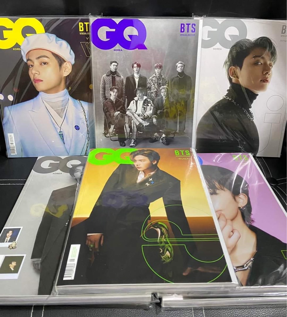 BTS GQ magazine sealed, Hobbies & Toys, Memorabilia & Collectibles, K ...