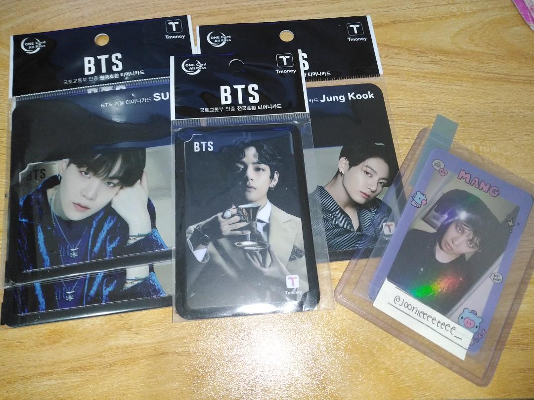 BTS T-money card Dionysus BE Min Yoongi Suga Kim Taehyung V Jeon ...
