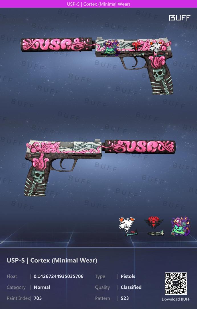 Buff Price Csgo Usp-s Cortex MW, Video Gaming, Gaming Accessories, In ...
