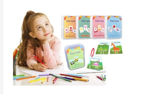 (Bundle of 5) Baby Flash Cards Early Learning Cards Children Cognition ...