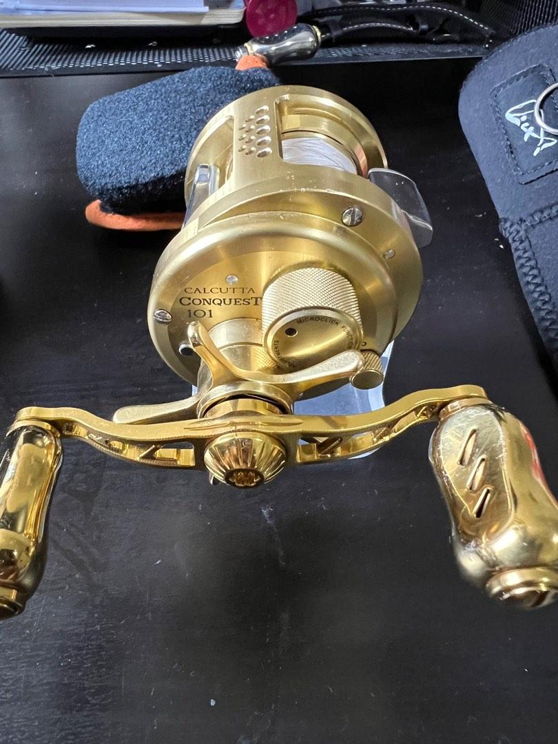 Calcutta Conquest 101 with Gomexus Handle, Sports Equipment, Fishing on ...