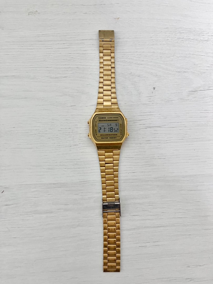 CASIO GOLD DIGITAL WATCH, Men's Fashion, Watches & Accessories, Watches ...