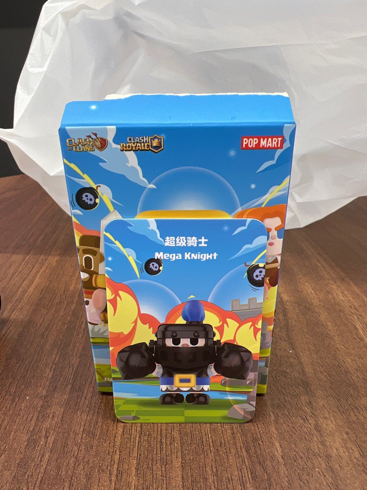 Clash of Clans Pop Mart Mega Knight, Hobbies & Toys, Toys & Games on ...