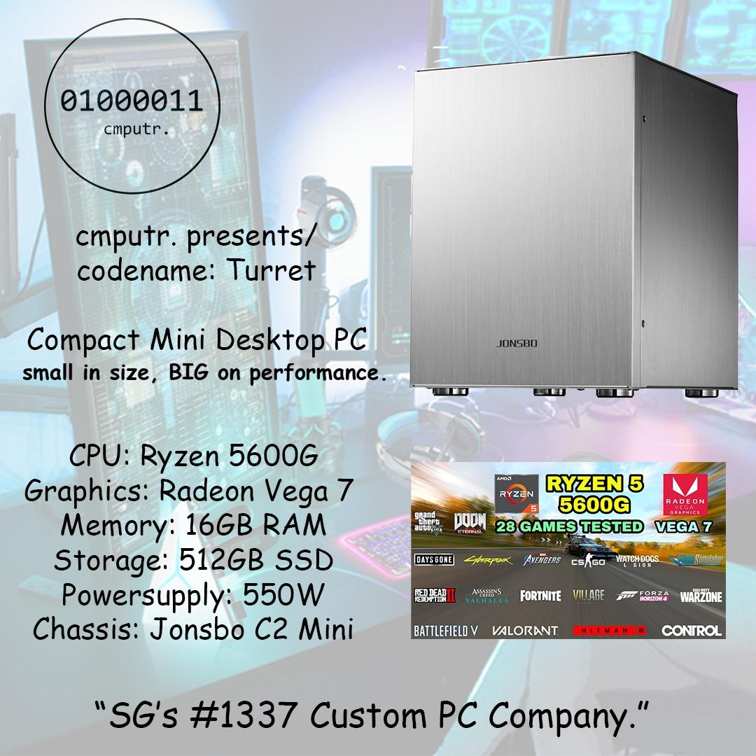 cmputr. Custom PC Desktop Builder AMD Ryzen Intel nVidia Gaming Office ...
