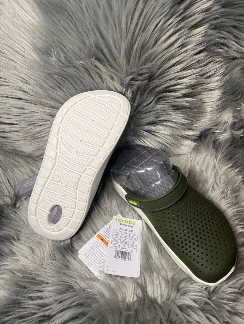 Crocs Lite Ride (Army Green), Women's Fashion, Footwear, Slippers and ...