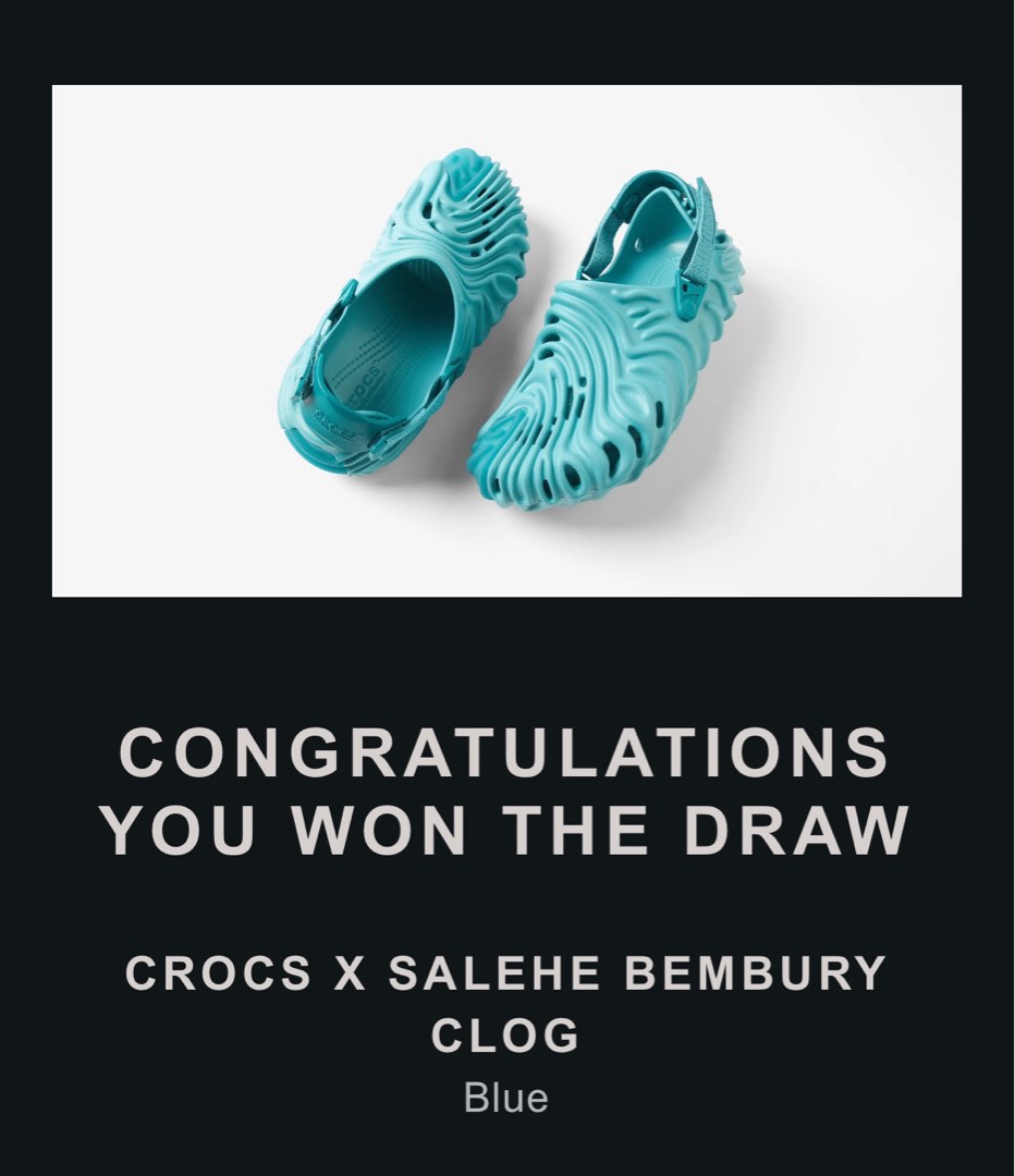 Crocs x Salehe Bembury Clogs, Men's Fashion, Footwear, Sneakers on ...