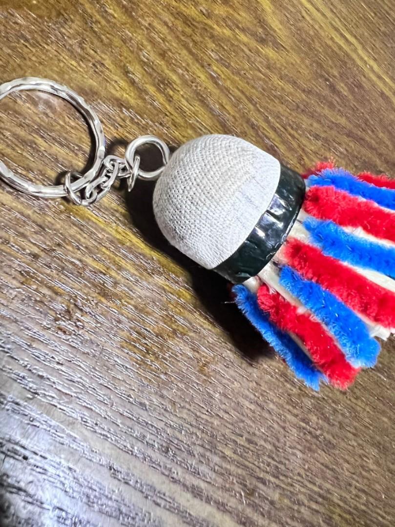 Custom badminton shuttlecock keychain, Sports Equipment, Sports & Games ...
