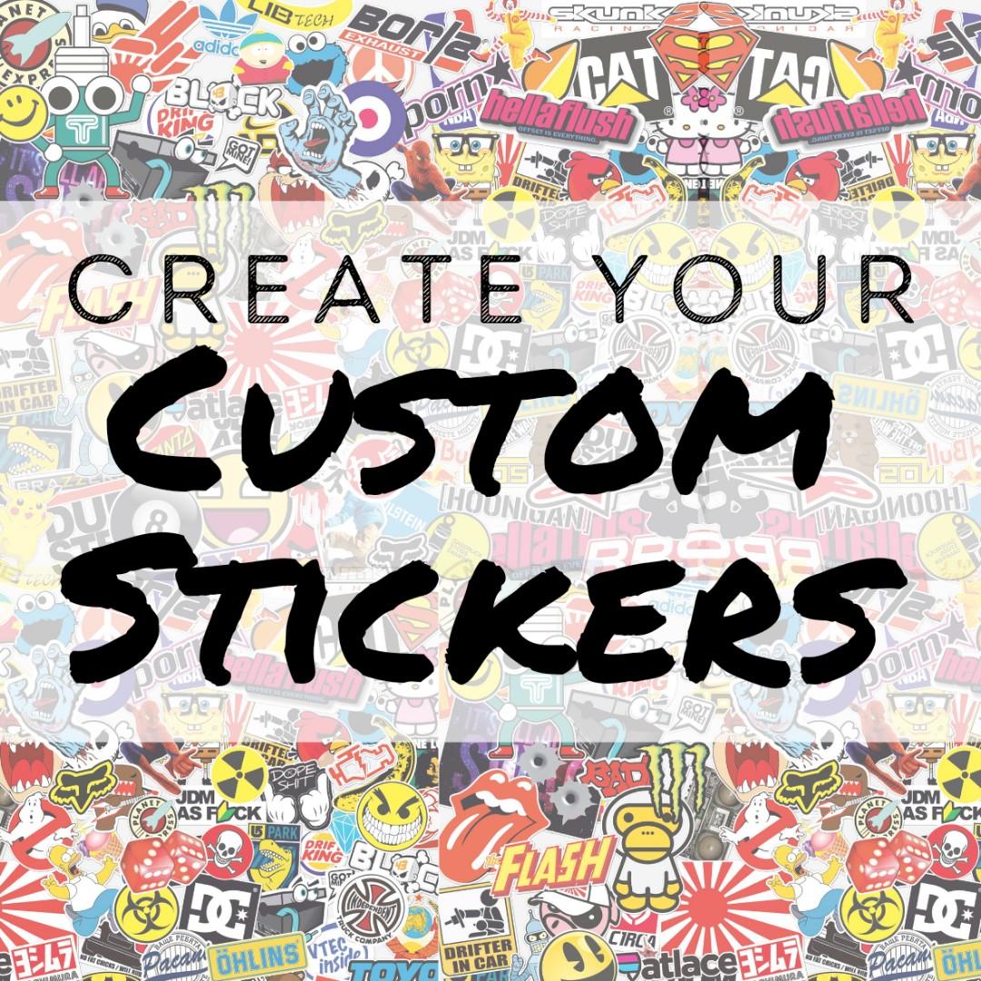 Custom Stickers, Business Stickers, Hobbies & Toys, Stationery & Craft ...