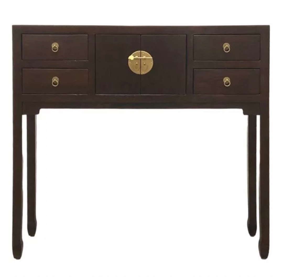 Dark Wood Oriental Console, Furniture & Home Living, Furniture, Other ...