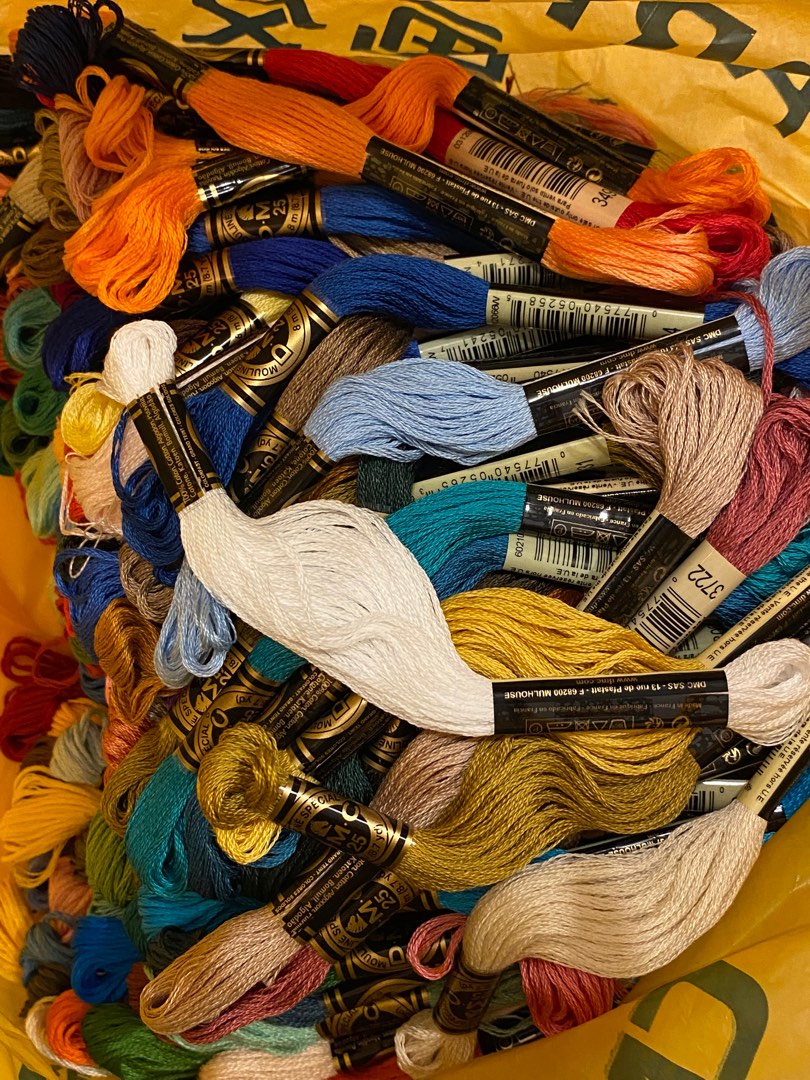 DMC THREAD, Hobbies & Toys, Stationery & Craft, Craft Supplies & Tools ...