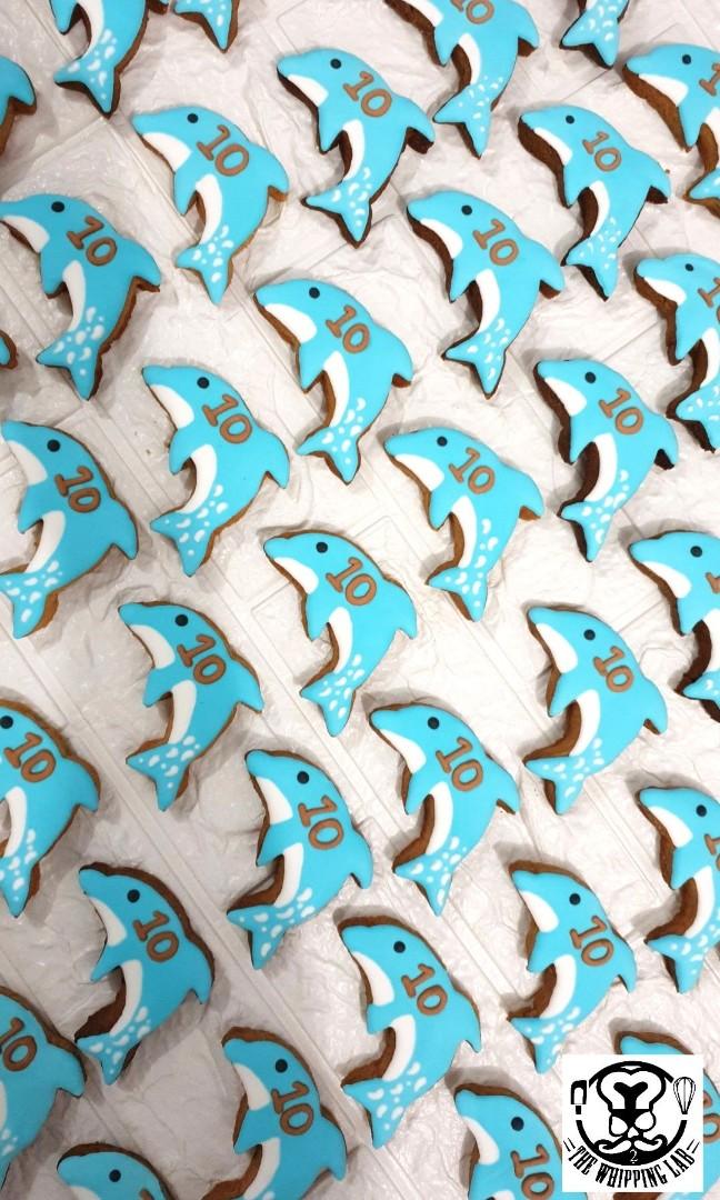 Dolphin Sugar Cookies, Food & Drinks, Homemade Bakes on Carousell