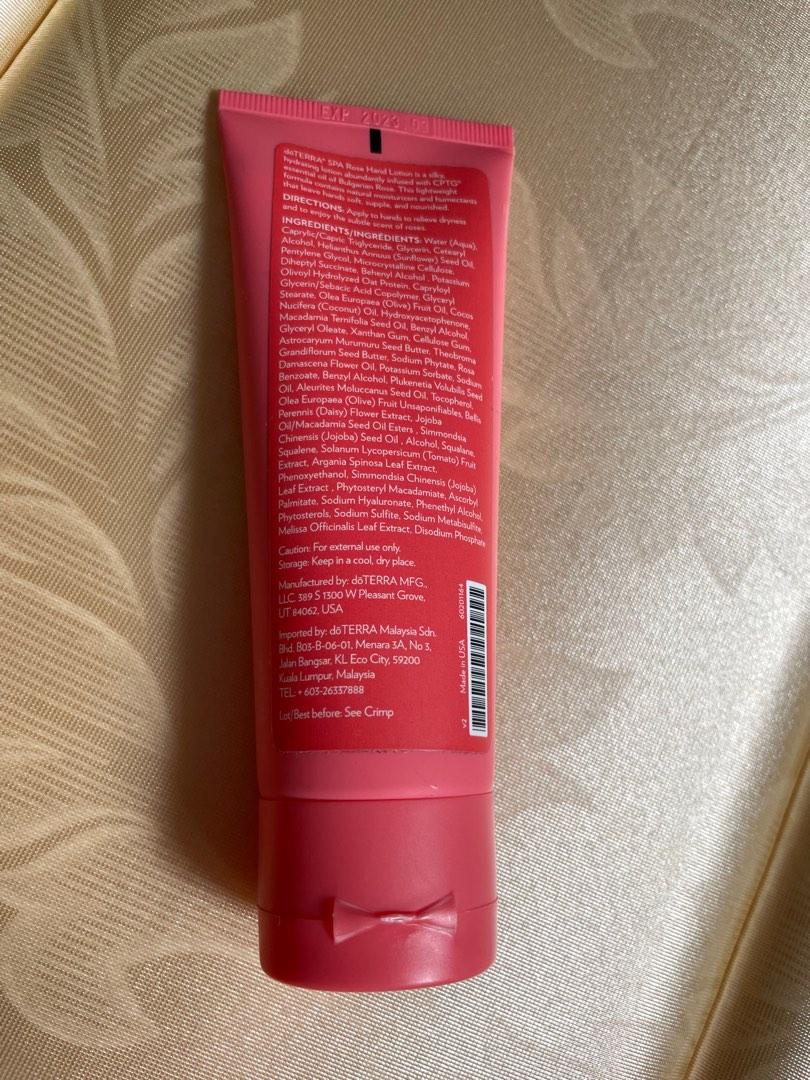 Doterra rose hand lotion 100ml, Beauty & Personal Care, Hands & Nails ...
