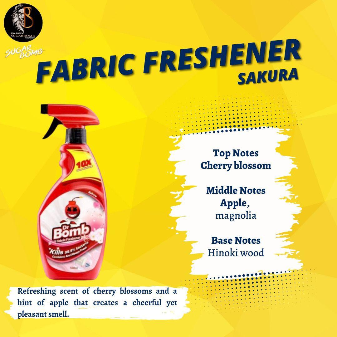 DR BOMB FABRIC FRESHENER 500ML, Beauty & Personal Care, Sanitisers ...