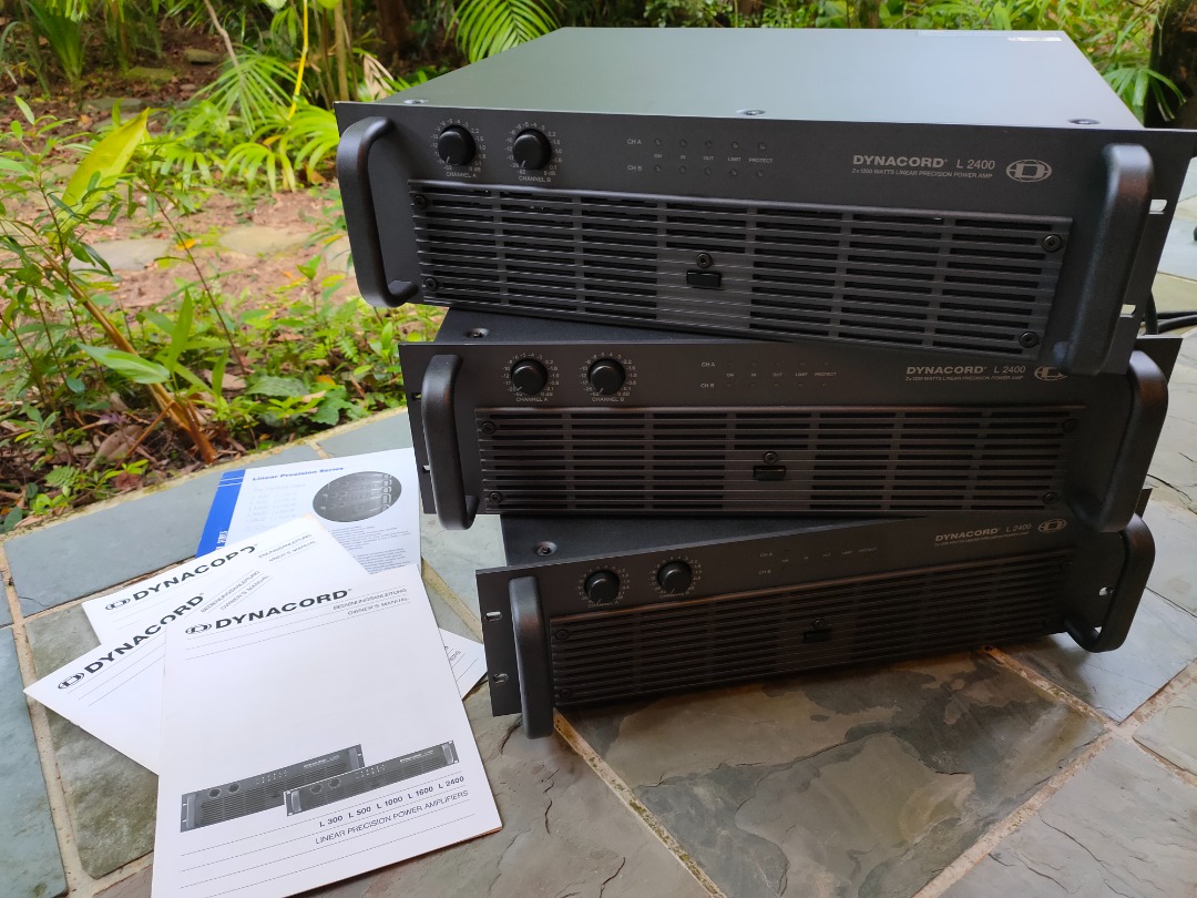 DYNACORD L2400 LINEAR PRECISION POWER AMPLIFIER, Audio, Soundbars ...