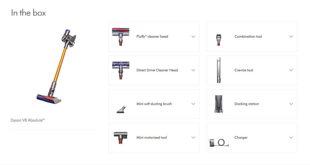 Dyson Cyclone V8 Absolute Cordless Vacuum Cleaner, TV & Home Appliances ...