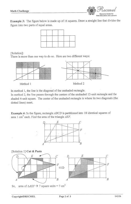 E2K Math Challenge Notes and Worksheets/ P6 Primary 6 / PSLE / Math ...