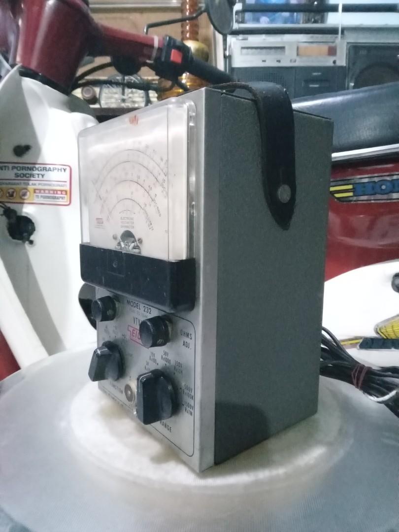 EICO 232 VTVM vintage Vacuum Tube Voltmeter / Ohmmeter koleksi klasik ...