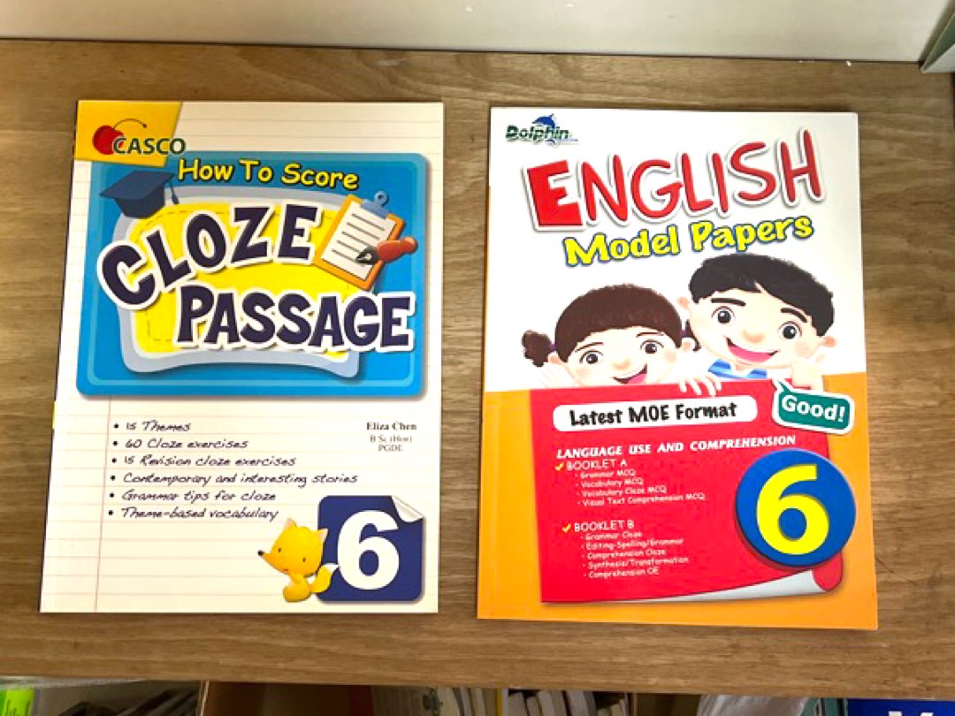 English assessment books - Primary 6. PSLE, Hobbies & Toys, Books ...