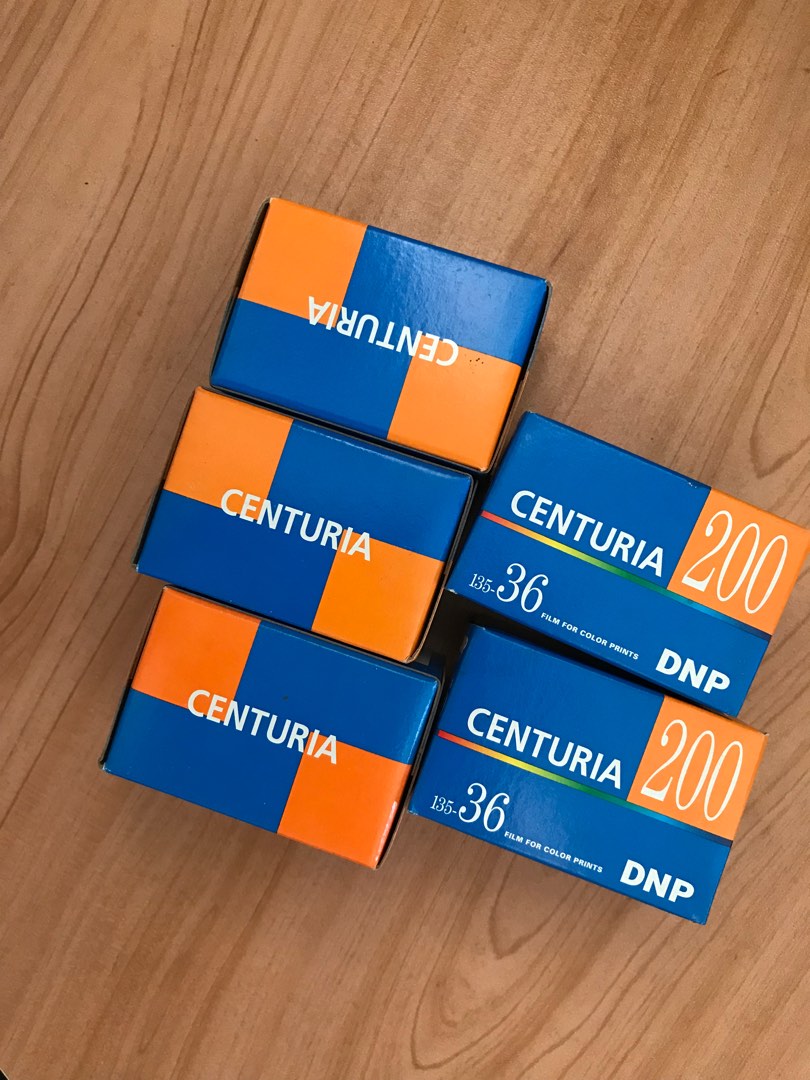 Expired 35mm Film DNP Centuria 200 x 5 Rolls, Photography, Cameras on ...