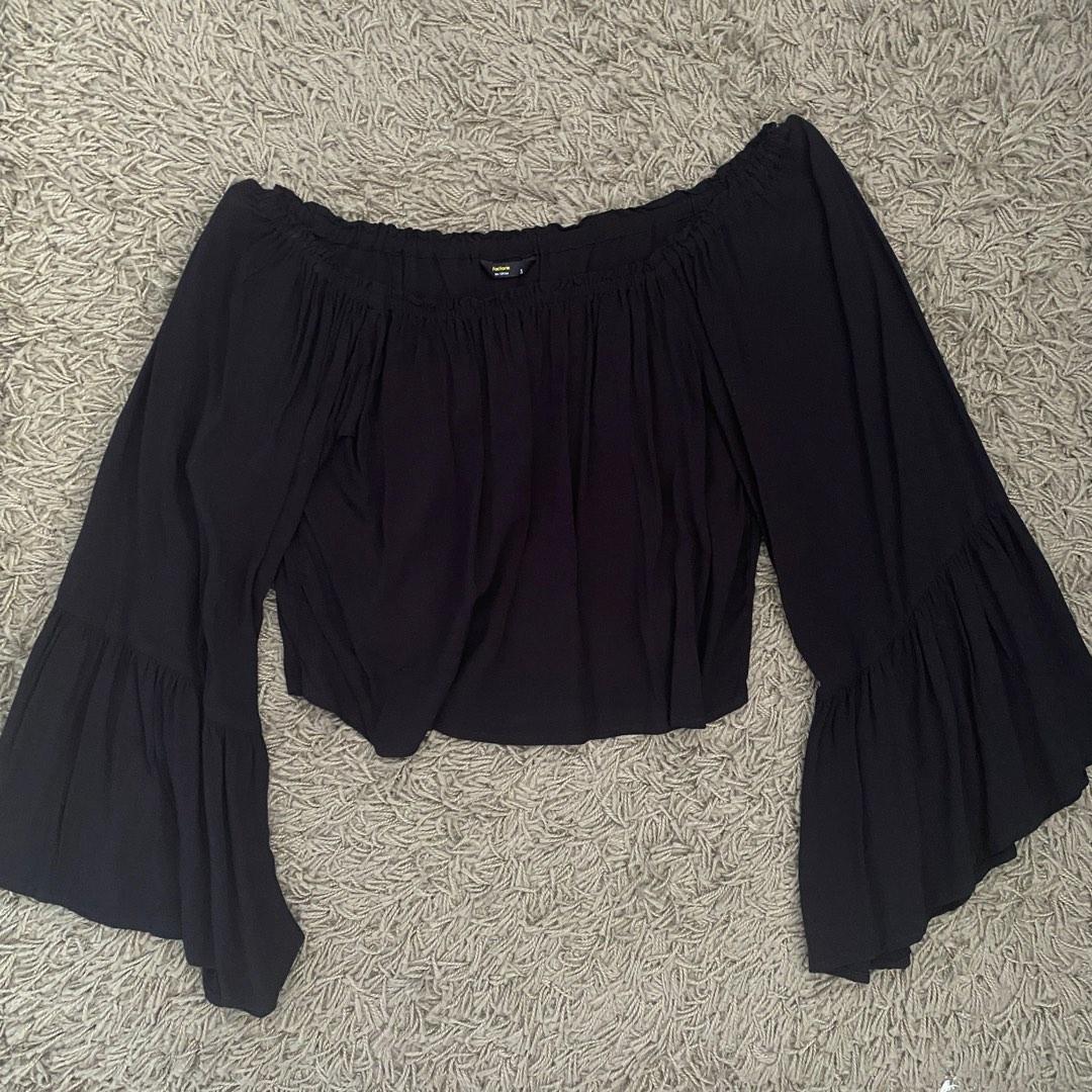 Factorie Flair top, Women's Fashion, Tops, Blouses on Carousell