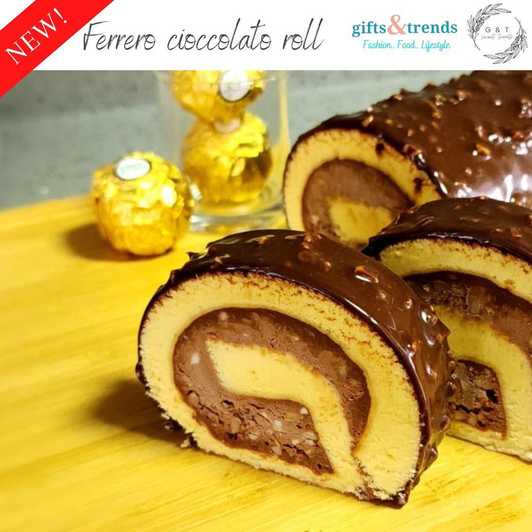Ferrero Cioccolato Roll Ferrero Roche Cake Roll, Food & Drinks ...