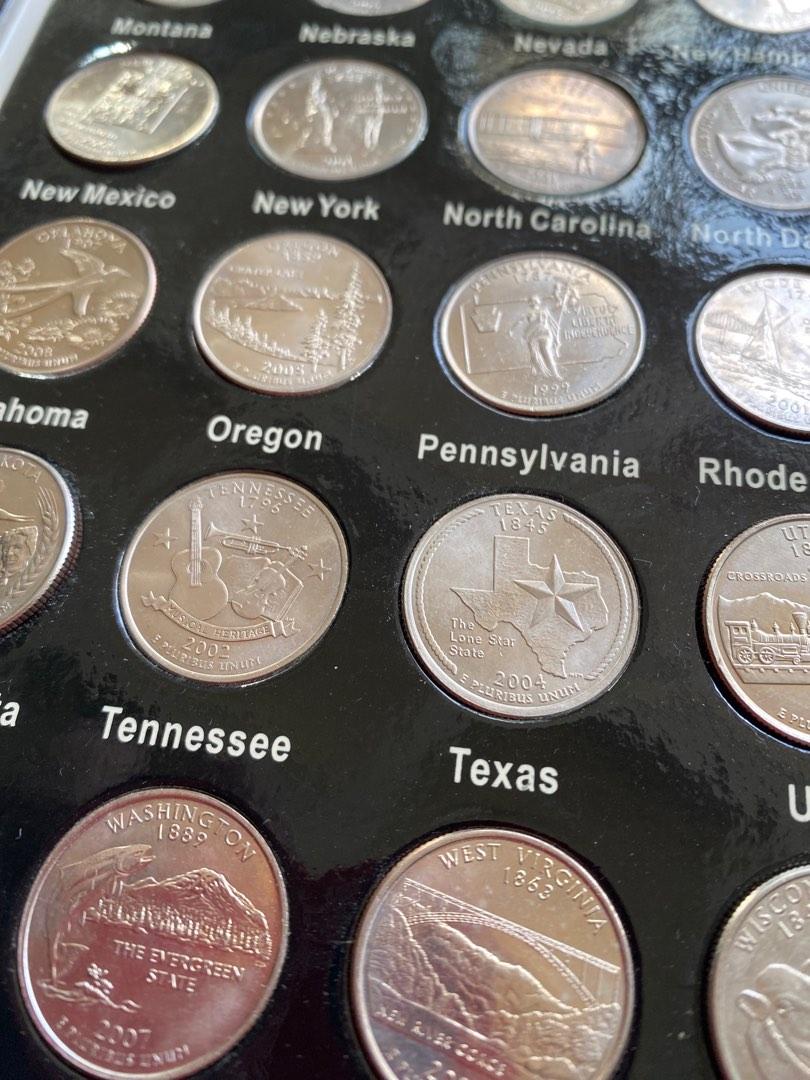 Fifty States Quarter Collection, Hobbies & Toys, Memorabilia ...