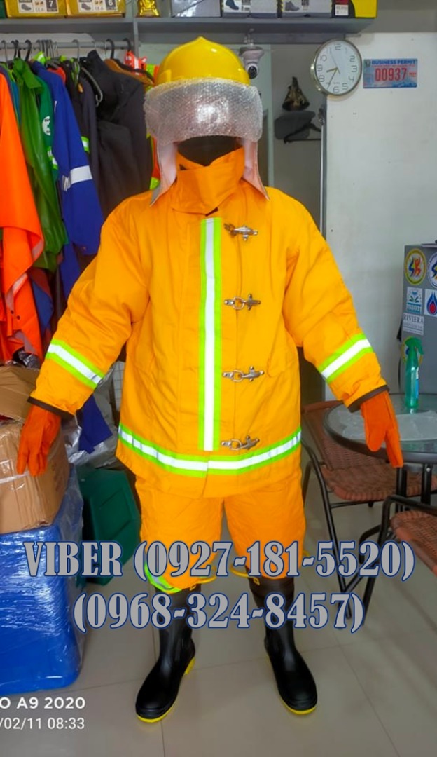 fireman suit yellow, Men's Fashion, Coats, Jackets and Outerwear on ...
