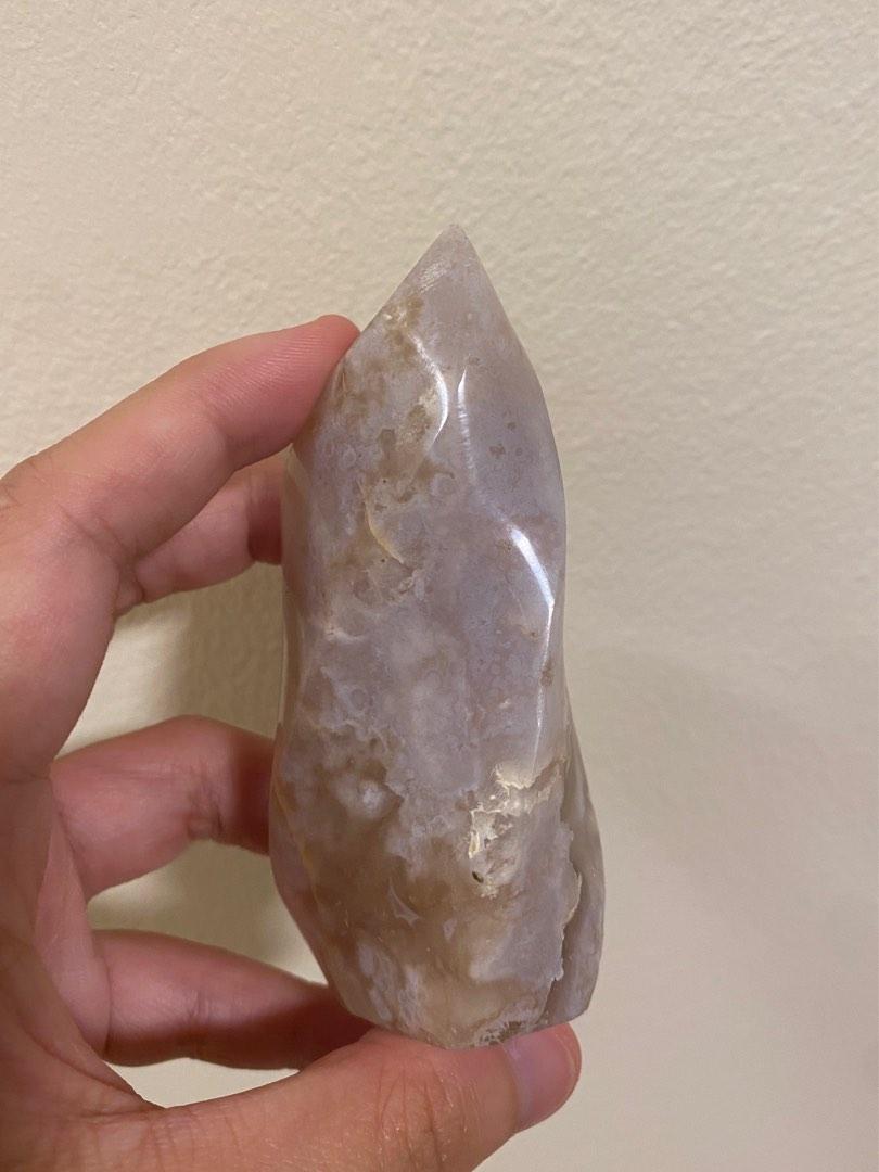 Flower Agate Flame, Women's Fashion, Jewelry & Organisers, Precious Stones on Carousell