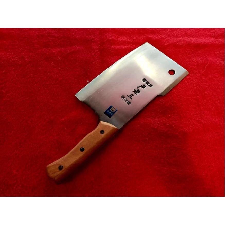 Full Tang Cannonball Steel Kitchen Bone Chopper with Wooden Handle SKU ...