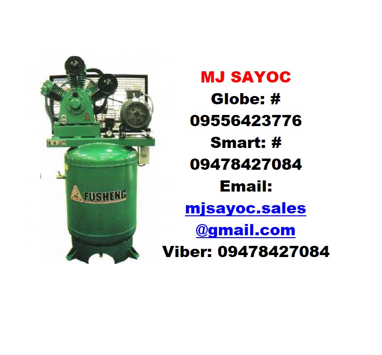 FUSHENG A-SERIES AIR COMPRESSOR WITH VERTICAL TANK SINGLE PHASE WITH ...