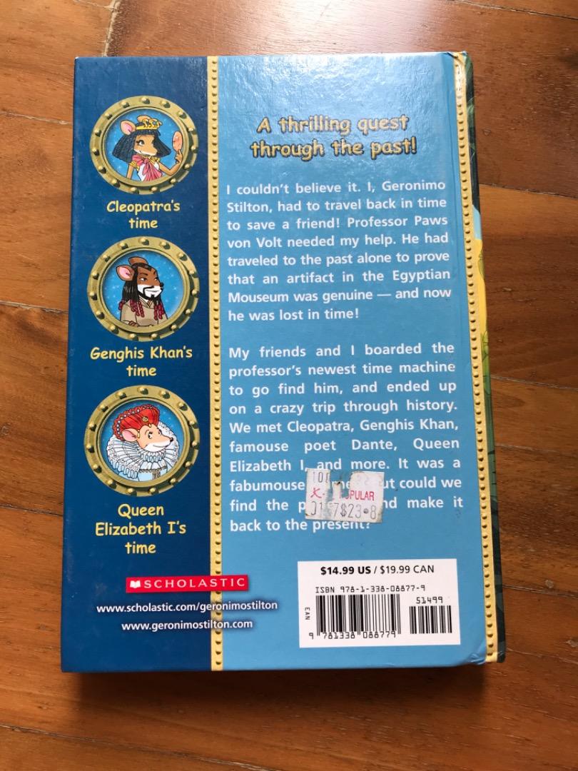 Geronimo Stilton Lost In Time 4th Journey Through Time, Hobbies & Toys ...