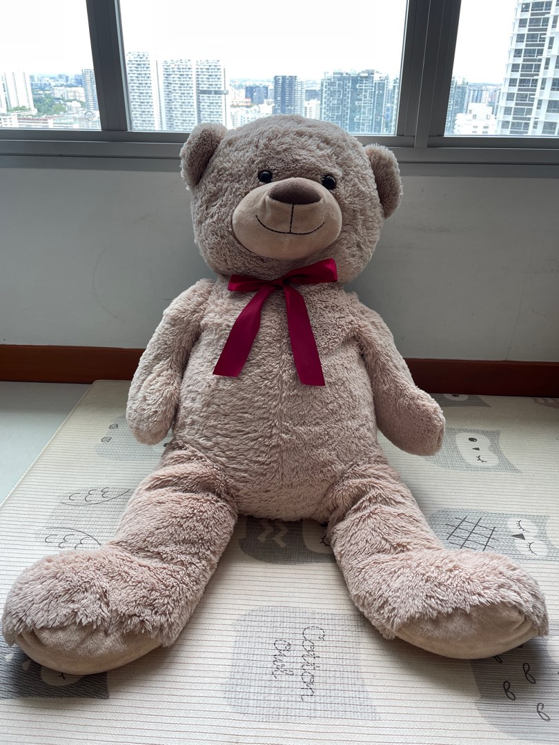 Giant Teddy Bear 100cm tall, Babies & Kids, Infant Playtime on Carousell