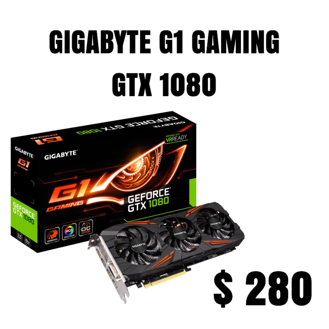 GIGABYTE G1 GAMING GTX 1080 GTX1080, Computers & Tech, Parts ...