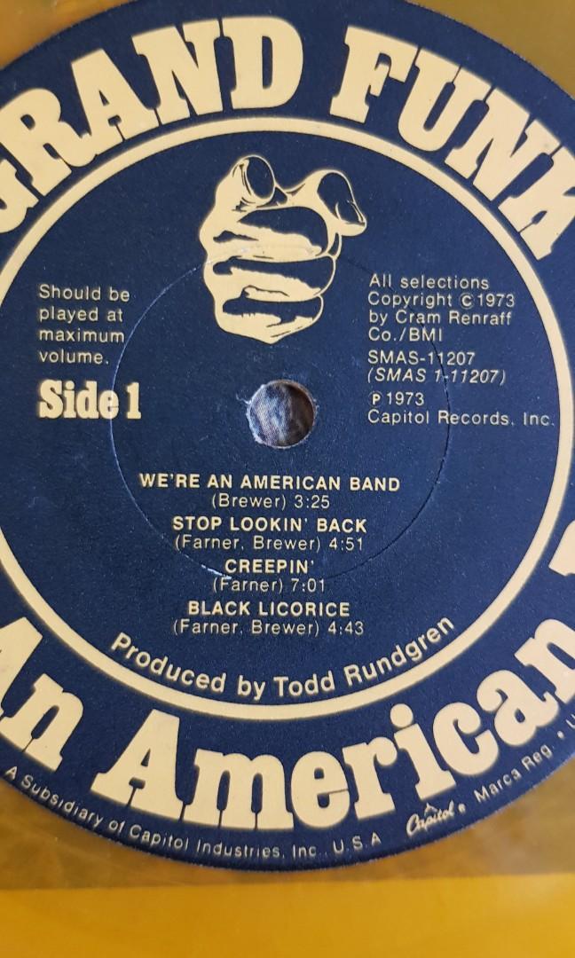 Grand Funk lp vinyl record, Hobbies & Toys, Music & Media, Vinyls on ...
