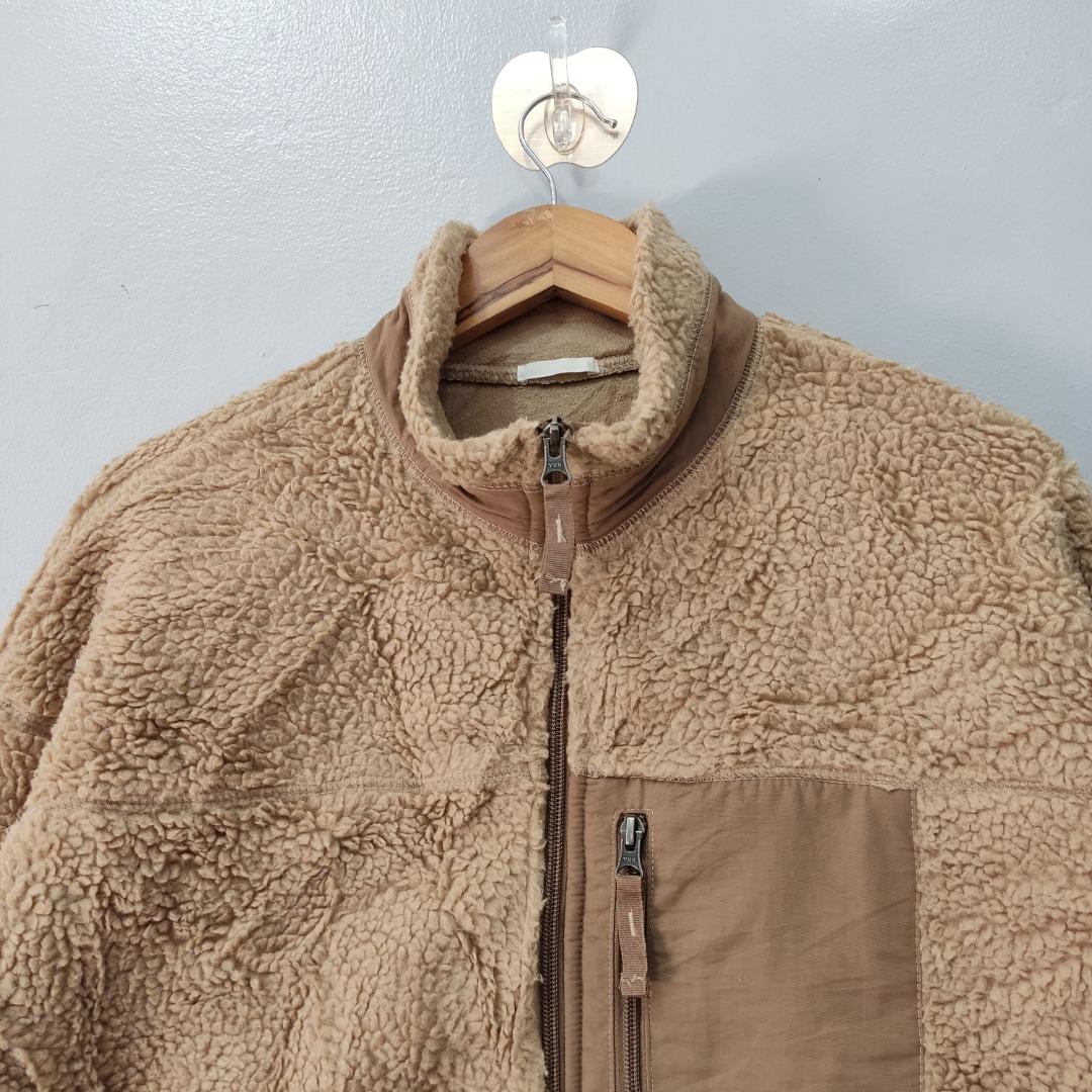 GU by Uniqlo Windproof Pile-Lined Fleece Jacket, Men's Fashion, Coats ...