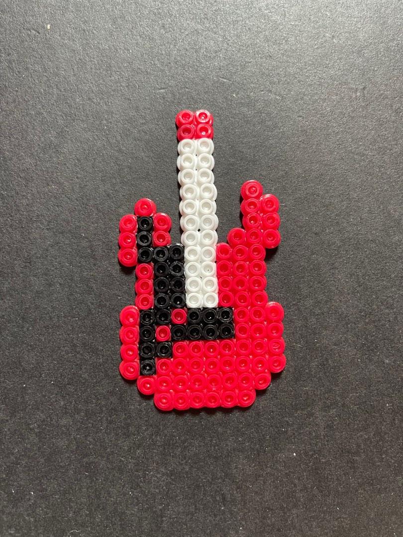 Guitar Pyssla, Hobbies & Toys, Stationery & Craft, Handmade Craft on ...