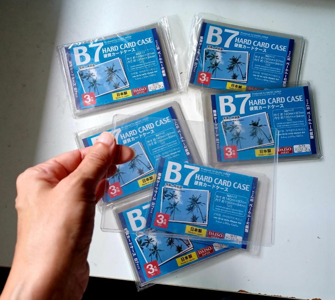 Hard clear plastic card case, Stationaries,, Hobbies & Toys, Stationery ...