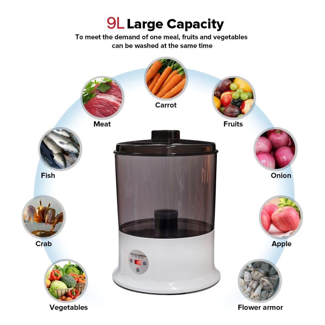 Household Ultrasonic Cleaner Machine ----Fruits Vegetables Food Washer ...