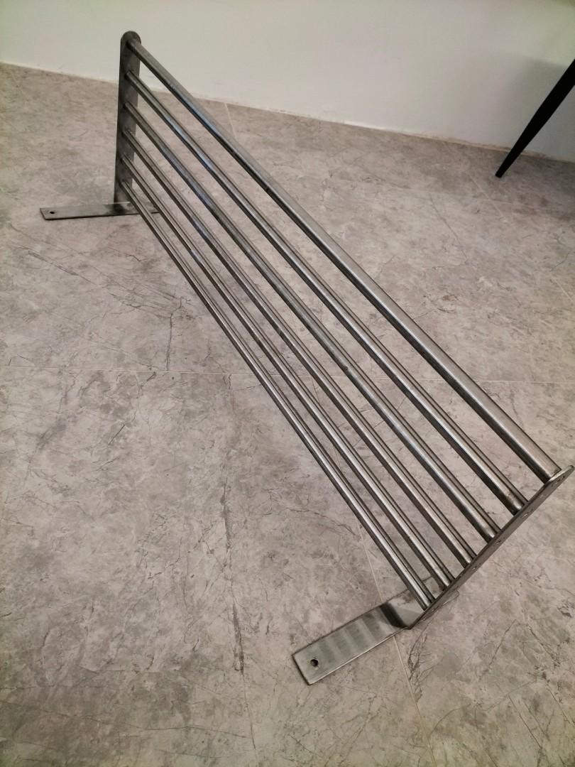 IKEA stainless steel rack, Furniture & Home Living, Home Improvement ...