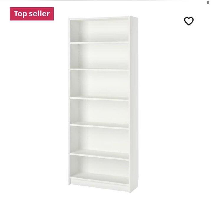 IKEA White Billy Bookcase Bookshelf Display, Furniture & Home Living ...