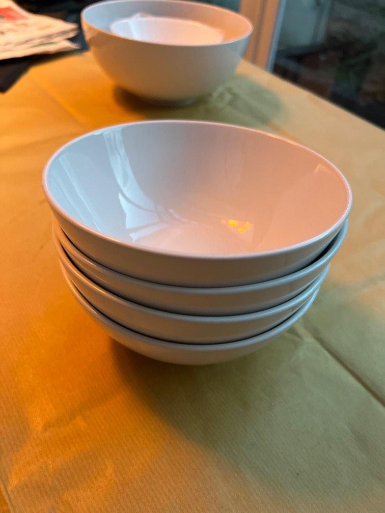 IKEA white bowls, Furniture & Home Living, Kitchenware & Tableware ...